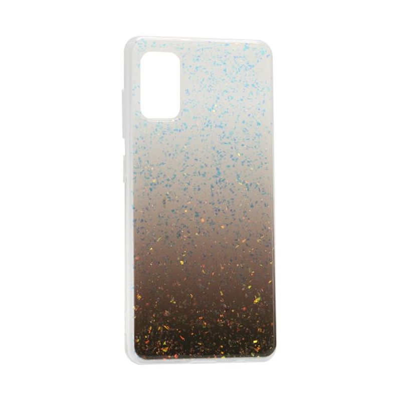 Futrola Glitter Ombre za Samsung A415F Galaxy A41 crna
