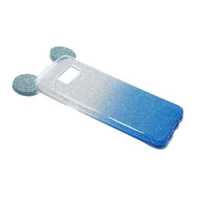 Futrola GLITTER MOUSE za Samsung G950F Galaxy S8 srebrno/plava
