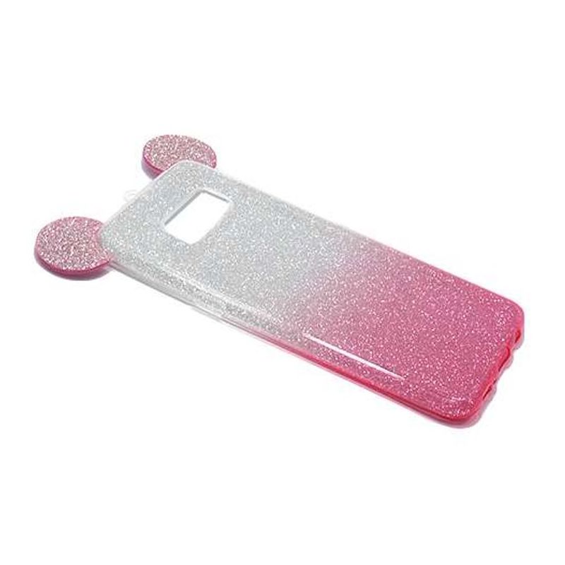 Futrola GLITTER MOUSE za Samsung G950F Galaxy S8 srebrno/pink