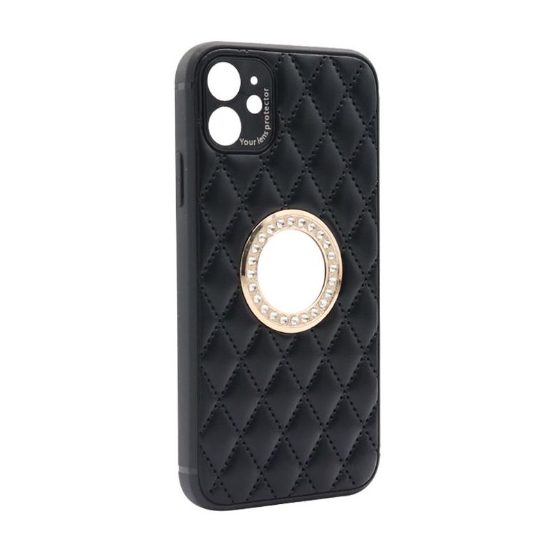 Futrola Glass Crystals za iPhone 11 (6.1) crna