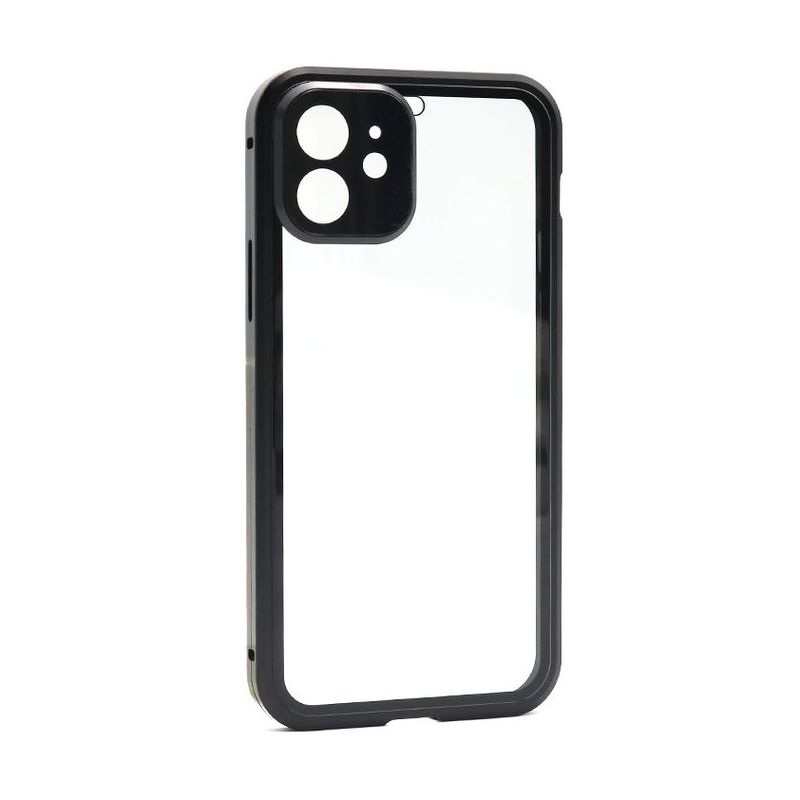 Futrola Full Cover magnetic frame za Iphone 12 Mini (5.4) model 1 crna