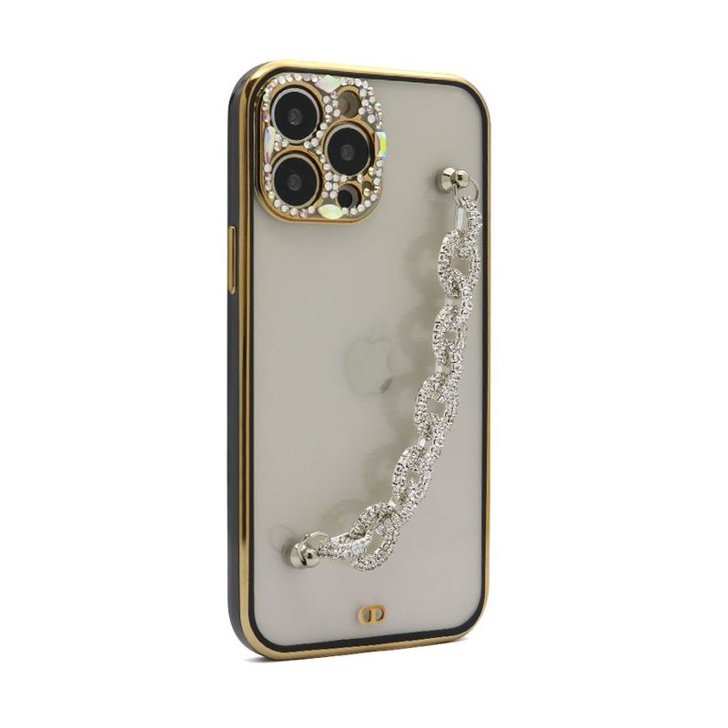 Futrola Diamonds and Crystals za iPhone 13 Pro Max (6.7) crna
