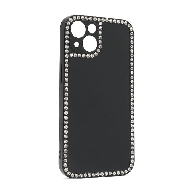 Futrola Diamond Frame za Iphone 13 (6.1) crna
