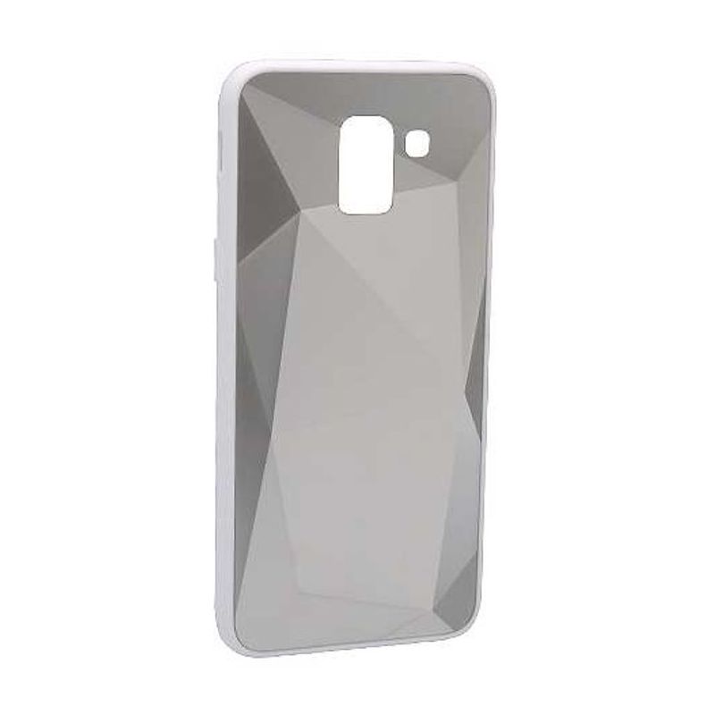 Futrola CRYSTAL COLOR za Samsung J600F Galaxy J6 2018 srebrna