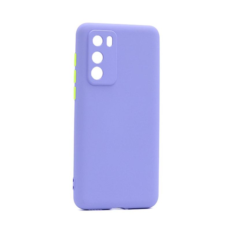 Futrola COLORFUL BUTTON za Huawei P40 ljubicasta