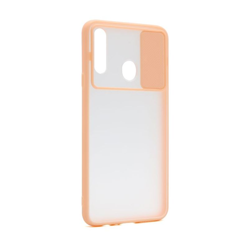 Futrola Cam shield transparent za Samsung A207F Galaxy A20s roze