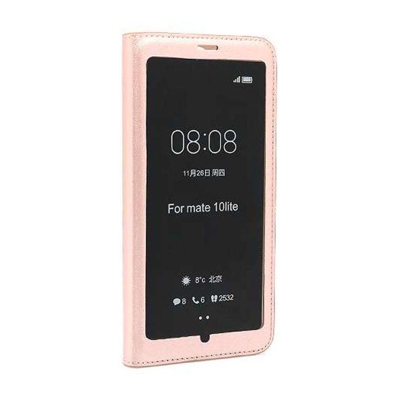 Futrola BI FOLD SMART VIEW za Huawei Mate 10 Lite roze