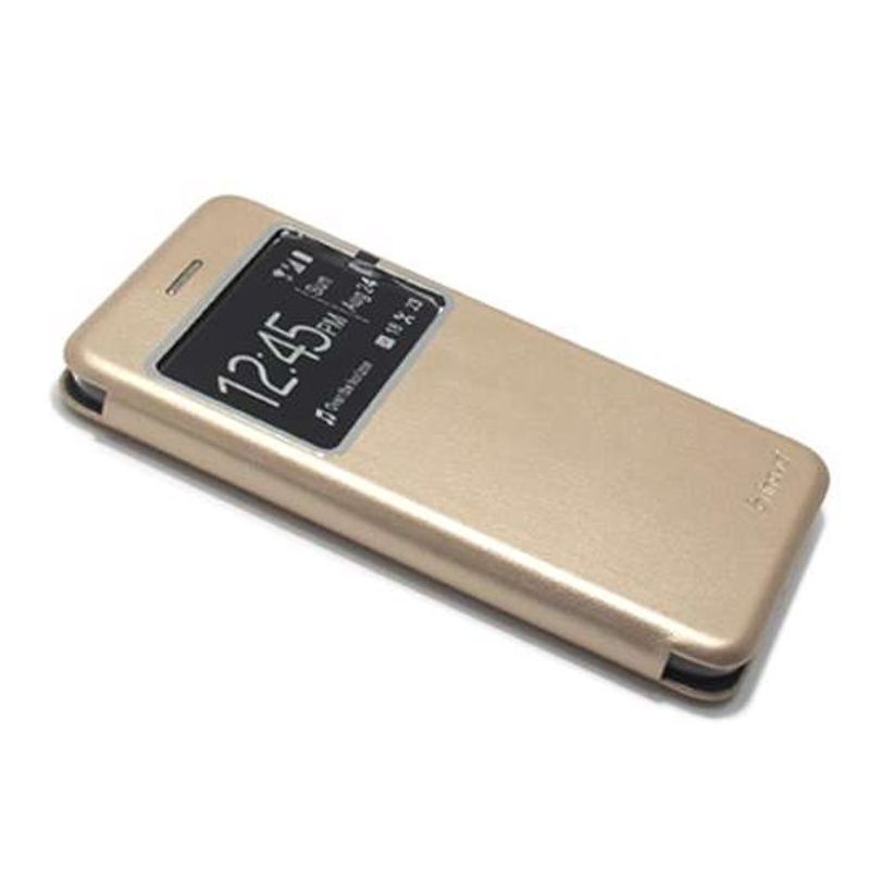 Futrola BI FOLD Ihave sa prozorom za Huawei P10 zlatna