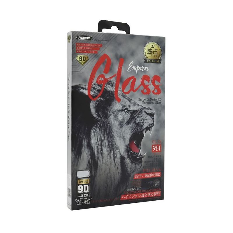 Folija za zastitu ekrana GLASS REMAX Emperor 9D GL-32 za Iphone X/XS/11 Pro crna