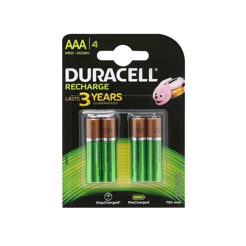 Baterija NiMh punjiva 1.2V 750mAh AAA HR03 blister 4/1 Duracell