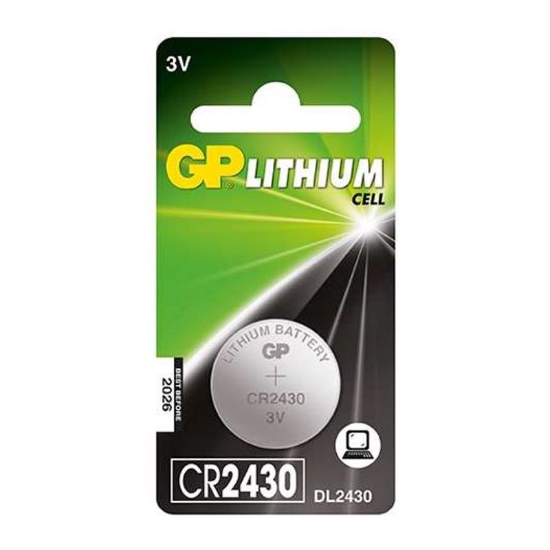 Baterija litijum 3V dugmasta CR 2430-C5 GP