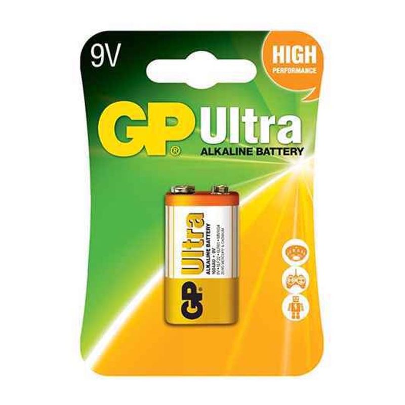 Baterija alkalna Ultra 9V 6LF22U-U1/LR61 GP