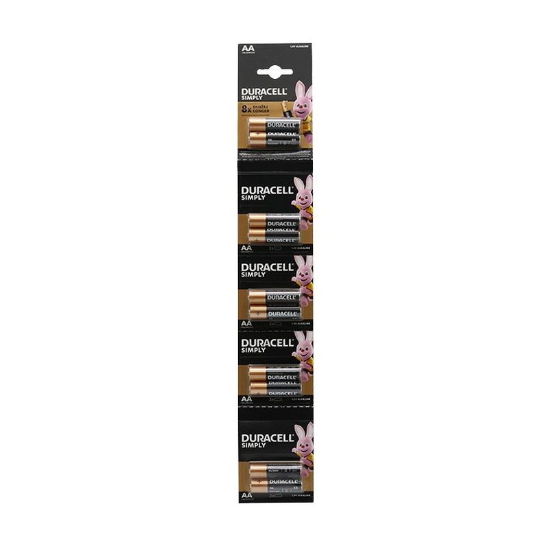 Baterija alkalna 1.5V AA LR6 10/1 Duracell