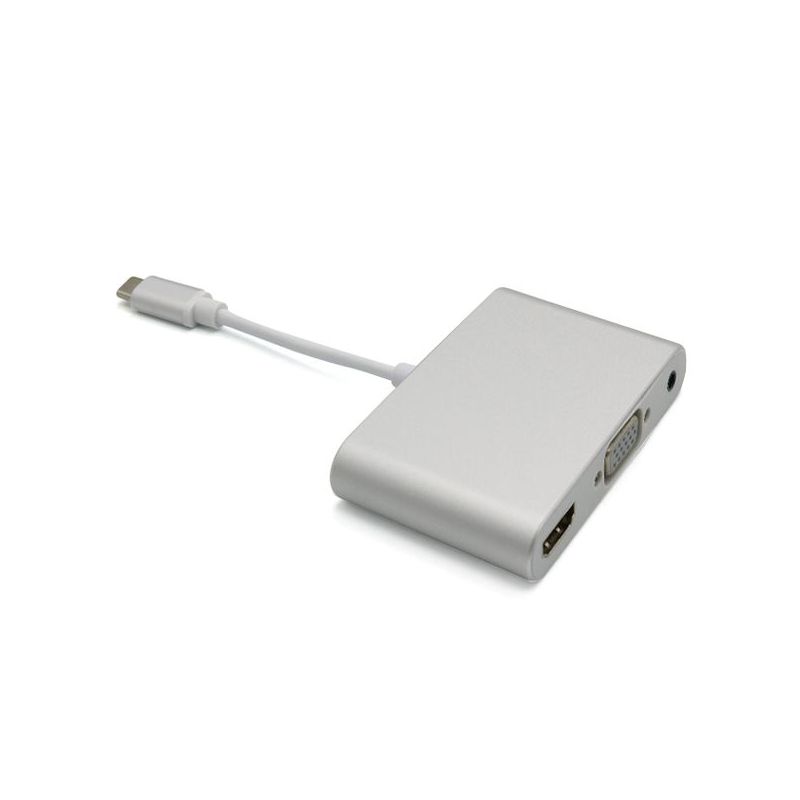 Adapter type-c na HDMI+VGA+3.5