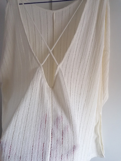 Zara knit bela haljina
