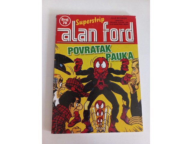 Alan Ford br.78 Povratak pauka