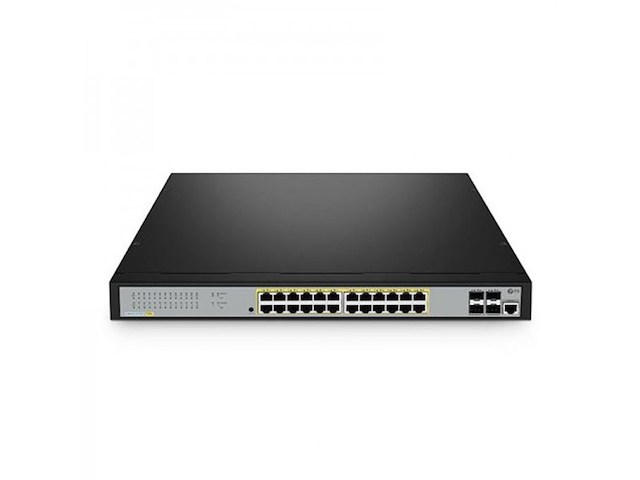 NET FS Gb L2+ S2805S-24TF-P, PoE 4x1Gb SFP 370W Upravljivi