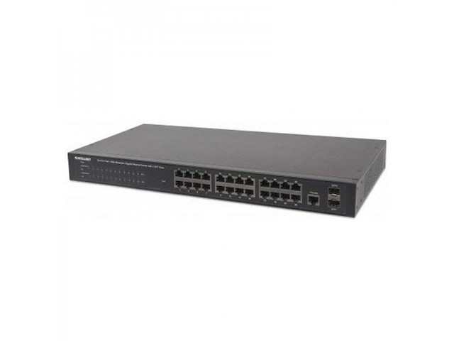 Intellinet Switch 24-Port Upravljiv Gigabit Ethernet PoE