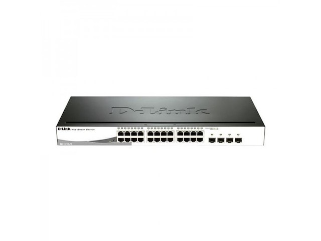 D-Link Switch 24xGbps Smart Managed PoE 4xSFP DGS-1210-24P