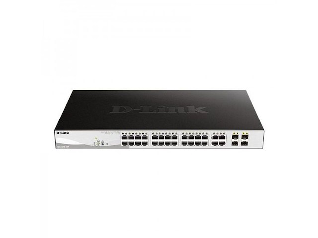 D-Link 28 Gbps Smart Managed PoE Switch 4xSFP DGS-1210-28P