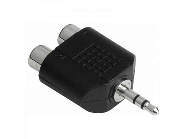 Stereo adapter Muski na RCA Zenski Vap-02