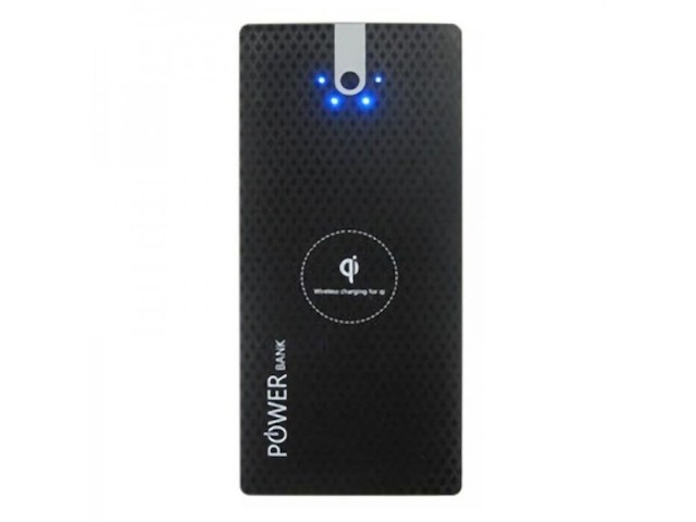 PowerBank baterija/punja 8000 mAh + be. punjenje w-80