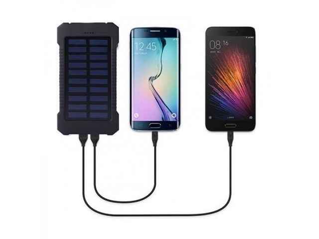 HRD-T12 ** Gembird solar power bank 12000mAh 2xUSB, LED,(959)