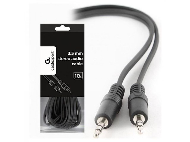 CCA-404-10M Gembird 3.5mm stereo plug to 3.5mm stereo plug audio kabl 10m