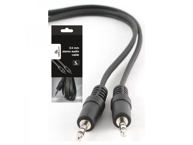 CCA-404-5M Gembird 3.5mm stereo plug to 3.5mm stereo plug audio kabl 5m