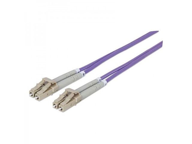 Intellinet optički kabl,Duplex,MM,LC/LC,50/125,OM4,3m,Violet