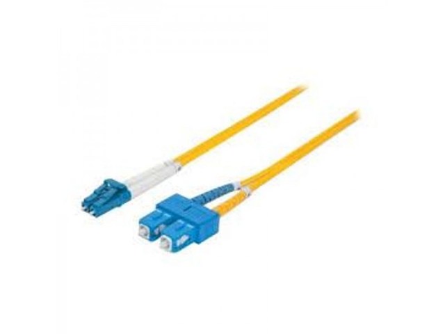 INT optički kabl, Duplex, SM, LC/SC, 9/125, OS2, 2m, Žuti