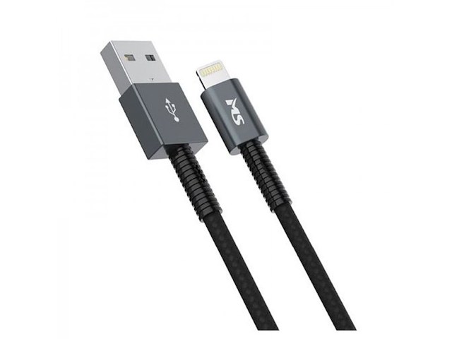 KABL MS USB-A 2.0 -&;gt;LIGHTNING, 2m, MS, crni