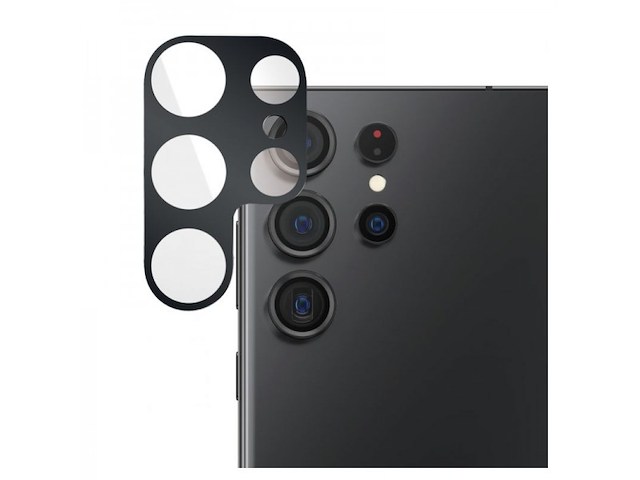 Zastita kamere 3D Full Cover za Samsung S918B Galaxy S23 Ultra crna