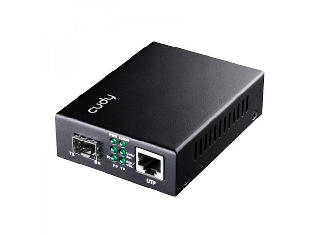 Cudy MC220 Gigabit Ethernet Media Converter 10/100/1000M SFP Slot to 10/100/1000M RJ-45