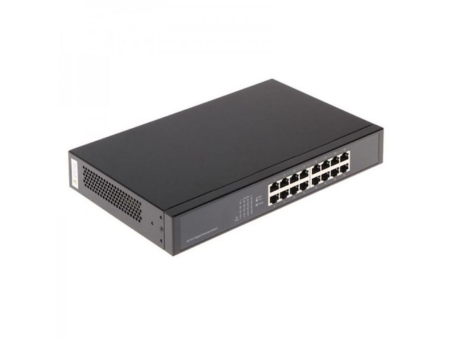 Switch Dahua PFS3016-16GT 16-Port 10/100/1000M Switch, 16x Gbit  RJ45 port, rackmount (Alt. GS1016)