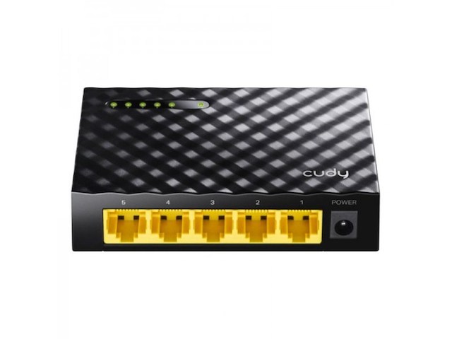 Cudy GS105D * 5-Port Gbit Desktop Switch, 5x RJ45 10/100/1000 (Alt. SG105, PFS3005-GT-L) 929