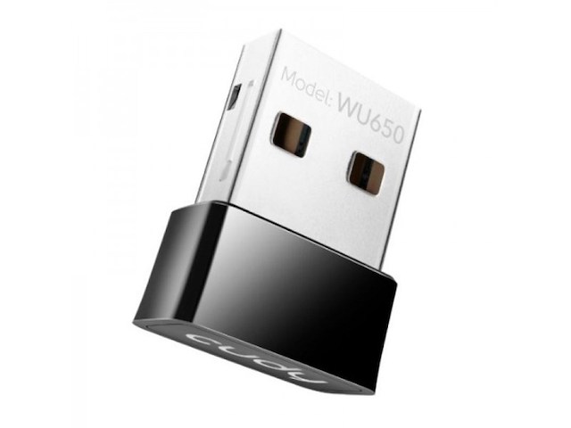 Cudy WU650 *AC650 Wi-Fi Dual Band 2.4+5Ghz USB MINI Adapter, 2dBi longe range, Soft AP (Alt.U9)(653)