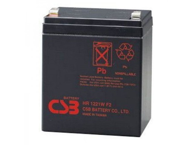 CSB baterija 12V 5Ah HR 1221W (F2)