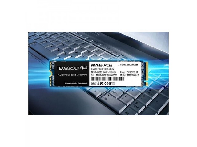 TeamGroup M.2 2280 * 128GB MP33 SSD PCIe Gen3 x4, NVM Express, 1500/500MB/s TM8FP6128G0C101 (2350)