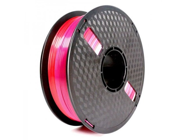 3DP-PLA-SK-01-RP PLA Svilenkasti duga Filament za 3D stampac 1.75mm, kotur 1KG red/purple