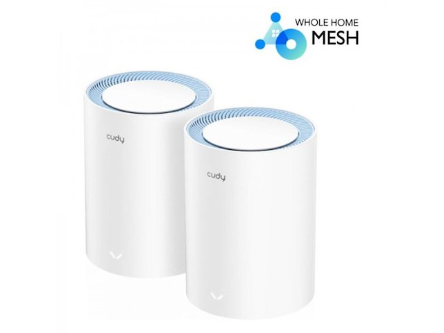Cudy M1200 2-pack AC1200 Dual Band 2.4+5Ghz  Wi-Fi Mesh System, 2x Antena , MIMO, TR069, OpenWRT