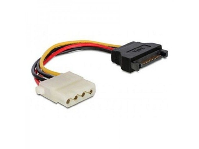CC-SATA-PS-M Gembird SATA (male) to Molex (female) power cable, 0.15 m