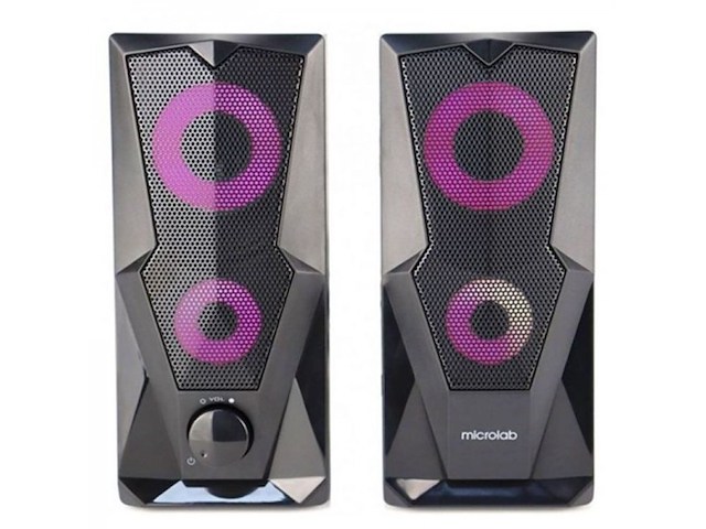 Microlab B-27 Stereo zvucnici black, 10W RMS (2 x 5W), USB power, 3,5mm RGB