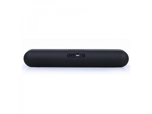 SPK-BT-BAR400L Gembird LED Bluetooth speaker soundbar 2x5W FM, USB, SD, AUX, mikrofon, black