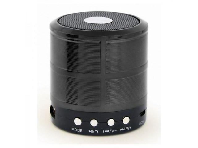 SPK-BT-08-BK Gembird Portable Bluetooth speaker +handsfree 3W, FM, microSD, AUX, black