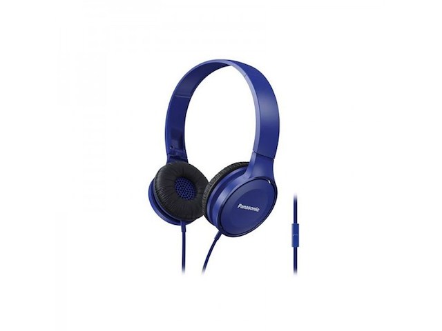 PANASONIC slušalice RP-HF100ME-A plave sa mikrofonom