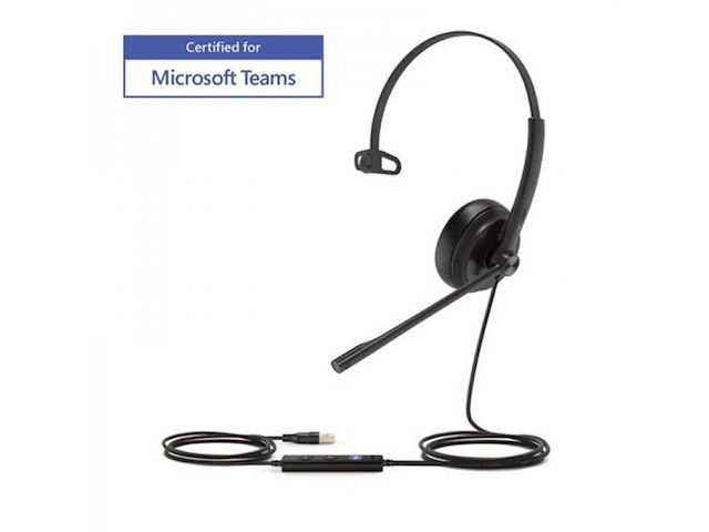 YEALINK Headset Wired USB UH34 Mono Teams