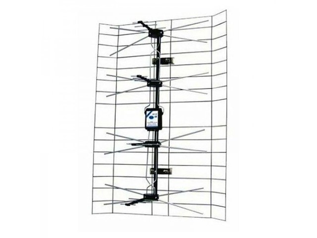 Antena ANT-408 - Spoljna mrezasta sa pojacalom, 15-32db, UHF/VHF/DVB-T2