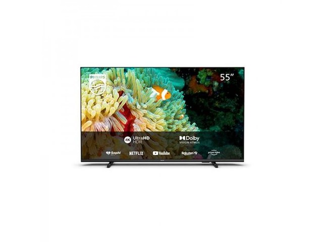 PHILIPS LED TV 55PUS7607/12, 4K, SMART, CRNI