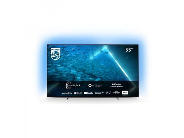 PHILIPS OLED TV 55OLED707/12, 4K, 120hz, ANDROID, AMBILIGHT, CRNI